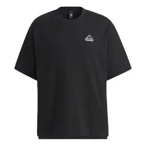 Adidas M Badge Tee Sports Round Collar Male - Black