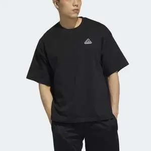 Adidas M Badge Tee Sports Round Collar Male