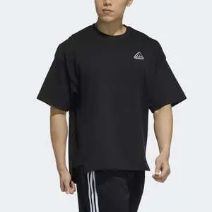 Adidas M Badge Tee Sports Round Collar Male