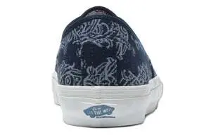 VANS Authentic "blue Whitepaisley Printlow Top" Sneakers - Blue/white