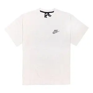 Nike Loose Casual Sports Round Neck Short Sleeve T-shirt - White