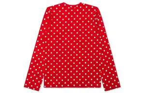 Play Comme Des Garcon Polka Dot Long Sleeve Tee