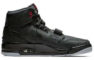 JORDAN Air Legacy 312 Elephant Print High Top Sneakers - Black