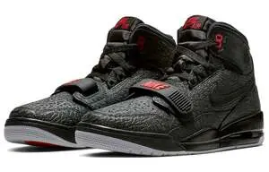 JORDAN Air Legacy 312 Elephant Print High Top Sneakers - Black