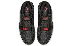 JORDAN Air Legacy 312 Elephant Print High Top Sneakers - Black