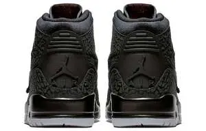 JORDAN Air Legacy 312 Elephant Print High Top Sneakers - Black