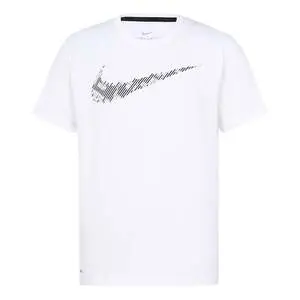 Nike Dri-fit Training Short Sleeve Shirt - White