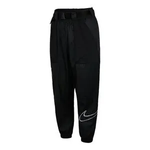 Nike Logo Sports Adjustable Belted Woven Trousers - Default Color