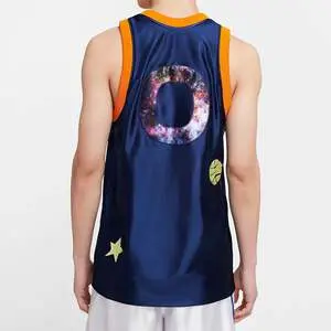 Nike Lebron X Monstars Crossover Dna Basketball Jersey - Blue