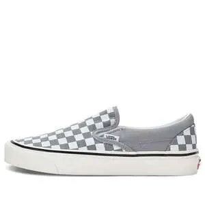 VANS Checkerboard Slip-on Sneakers - Grey/white