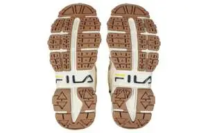 FILA Lace-up Athletic Sneakers - Graywhitebrown