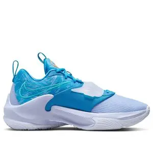 Nike Zoom Freak 3 'freezing Time' Basketball Sneakers - Blue/white