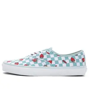 VANS Authentic Low Top Sneakers With Strawberry Print - Greenwhite