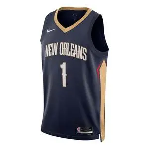 Nike Dri-fit Nba New Orleans Pelicans Zion Williamson Icon Edition 2022/23 Swingman Jersey - None
