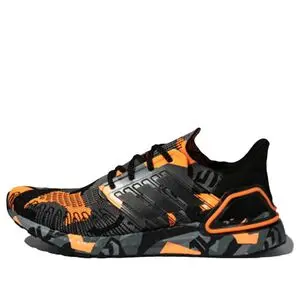 Adidas Ultra Boost 20 Athletic Sneakers - Black/orange/gray