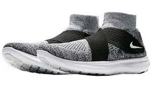 Nike Free Rn Motion Flyknit 2017 Sneakers - Black Wolf Grey