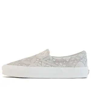 VANS Kith X Vault Og Classic Slip-on Lx 'gray Tile - Gray/white