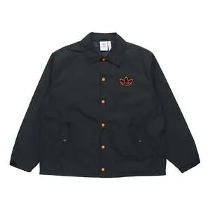 Adidas Originals Embroidered Logo Woven Jacket - Black