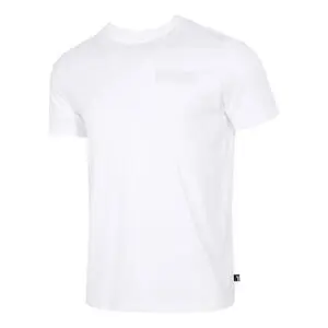 PUMA Printed Round Neck T-shirt - White