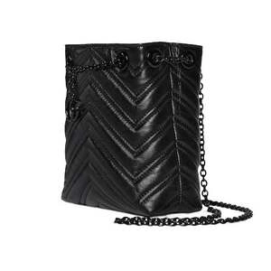 Gucci Gg Marmont Nano Bucket Bag - Black