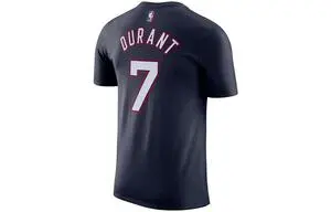 Nike Nba Brooklyn Nets Durant No. 7 T-shirt 'navy White Red