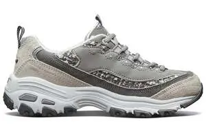 Sketchers D'lites Low Top Sneakers - Grey/beige
