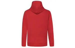 CONVERSE Finger Letter Print Hooded Drawstring Sweatshirt