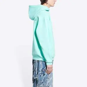 Balenciaga Logo Hoodie - Terquesa