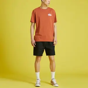 CONVERSE Rainbow Logo Printing Knit Sports Short Sleeve