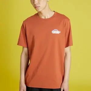 CONVERSE Rainbow Logo Printing Knit Sports Short Sleeve