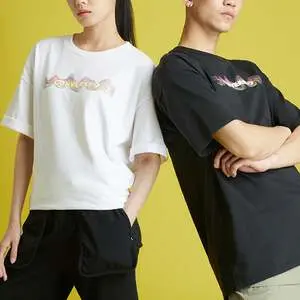 CONVERSE Graphic Print Loose Fit Short Sleeve T-shirt