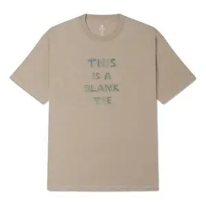 CONVERSE Logo T-shirt Asia Sizing - Beige