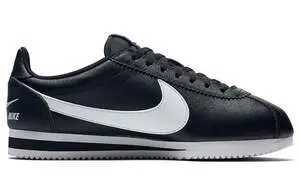 Nike Classic Cortez Premium 'swoosh' Sneakers - Black/white