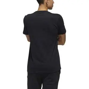 Adidas Solid Color Round Neck Short Sleeve Pattern