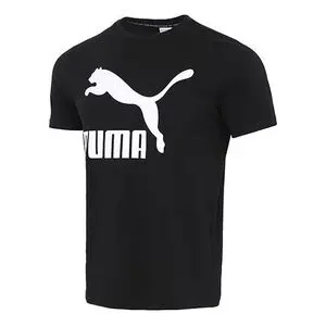 PUMA Puma Classics Logo T-shirt 'black White' Black/white