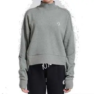 CONVERSE Knit Mock Neck Sweatshirt