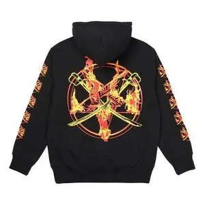 PALACE Fw21 X Salomon Flamed Hoodie - Black
