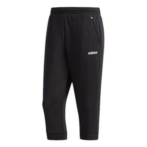 Adidas Neo C+ 3/4 Tp Slim Fit Sports Cropped Pants/trousers - Black