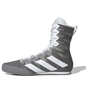 Adidas Box Hog High Top Sneakers - Gray