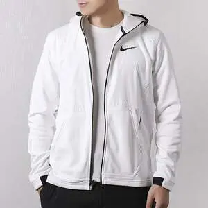 Nike Therma Full-zip Hooded Jacket - White