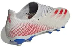 Adidas X Ghosted.3 Mg Soccer Cleats - Grey/red