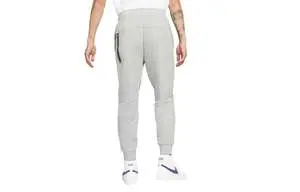 Nike Tech Fleece Casual Sports Bundle Feet Long Pants Gray
