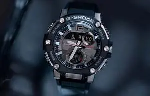 Casio G-shock G-steel Wr200bar Stainless Steel And Resin Watch
