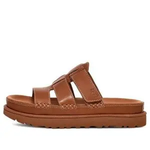 UGG Goldenstar Platform Slide Sandals - Tan