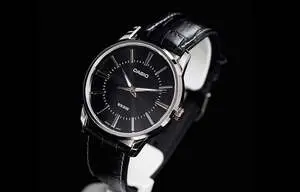 Casio Analog Leather Watch