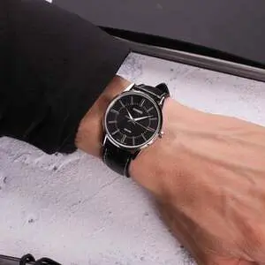 Casio Analog Leather Watch