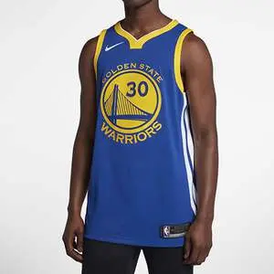 Nike Golden State Warriors Stephen Curry Icon Edition Authentic Basketball Jersey