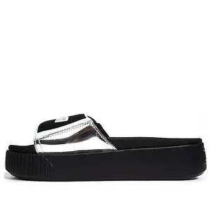 PUMA Platform Slide Tz Metallic Slides - Black