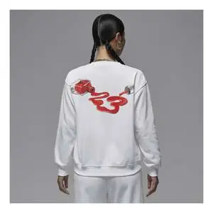 JORDAN Brooklyn Fleece Crew Neck Sweatshirt - White