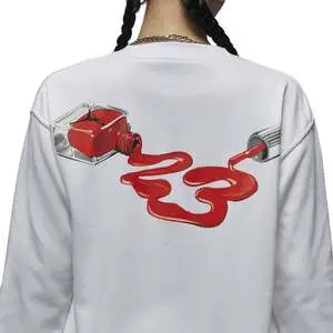 JORDAN Brooklyn Fleece Crew Neck Sweatshirt - White